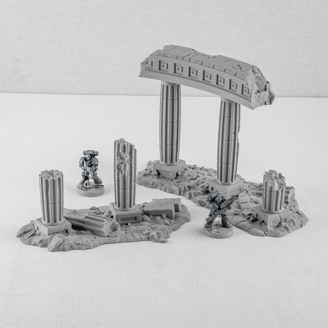 Pillars, Armoria - Grimdark Warhammer 40k Terrain – MiniForge