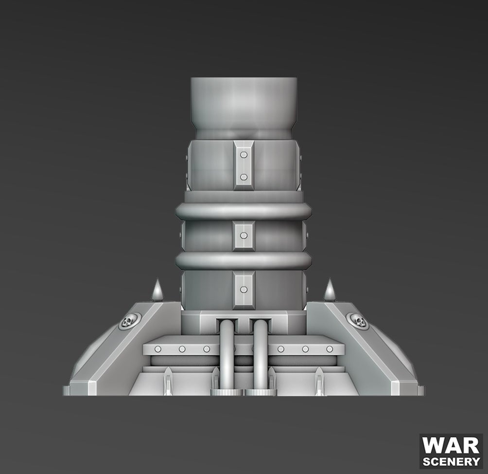 Plasma Generator, Apocalypse Fortress - Grimdark Warhammer 40k Terrain ...