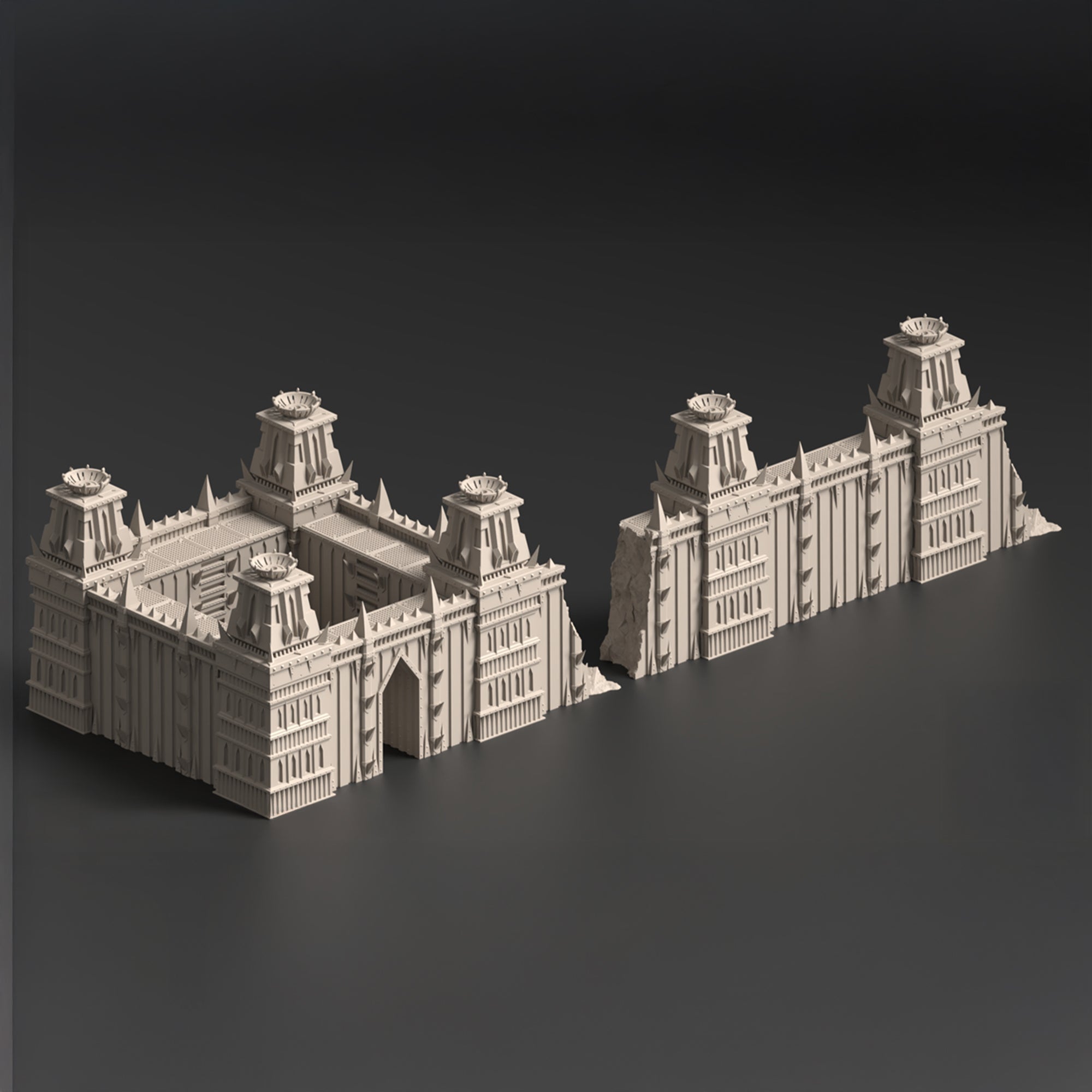 Wall, Sanguis - Warhammer 40k Chaos & Daemon Terrain – MiniForge